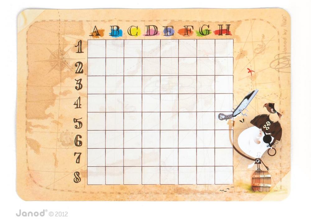 Janod Spoločenská hra Pirátske lodičky magnetická | PLAY ATELIER